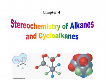 PPT – Stereochemistry of Alkanes PowerPoint presentation | free to view ...