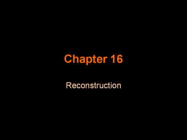 PPT – Reconstruction PowerPoint presentation | free to view - id ...