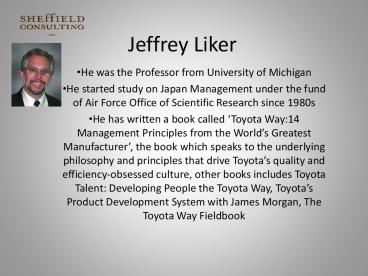 PPT – Jeffrey Liker PowerPoint presentation | free to download - id ...
