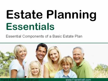 Estate Planning Essentials presentation | free to download
