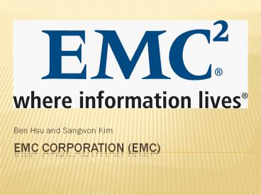EMC Corporation (EMC) presentation | free to view