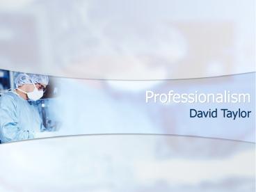 Professionalism presentation | free to download