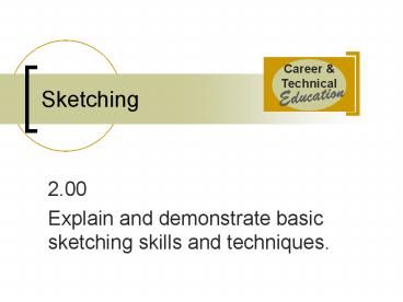 Sketching presentation | free to view