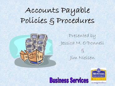 Accounts Payable Policies & Procedures presentation | free to view