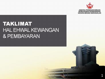 TAKLIMAT presentation | free to view