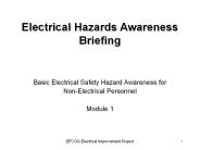 PPT – Electrical Safety Awareness Training PowerPoint presentation ...