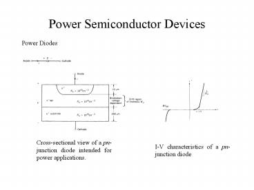 Power Semiconductor Devices presentation | free to view