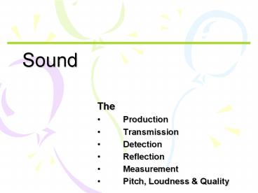 Sound presentation | free to download
