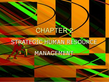 STRATEGIC HUMAN RESOURCE MANAGEMENT presentation | free to download
