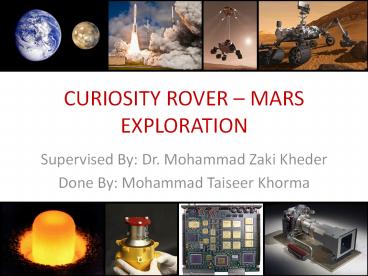 CURIOSITY ROVER – MARS EXPLORATION presentation | free to view