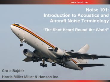 PPT – Noise 101: Introduction to Acoustics and Aircraft Noise ...