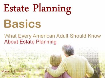 Estate Planning Basics presentation | free to download