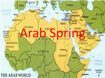 Arab Spring presentation | free to view