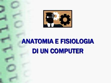 ANATOMIA E FISIOLOGIA presentation | free to view