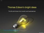 PPT – Thomas Alva Edison PowerPoint presentation | free to view - id ...