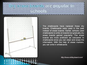 PPT – Dry erase boards PowerPoint presentation | free to download - id ...