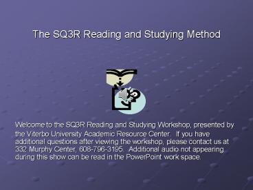 The SQ3R Reading and Studying Method presentation | free to view