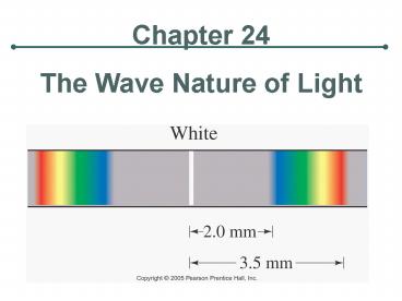 PPT – Interference and Diffraction PowerPoint presentation | free to ...