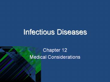 Infectious Diseases presentation | free to download