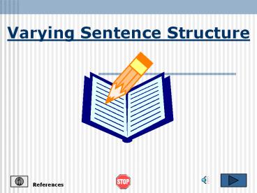 Varying Sentence Structure presentation | free to download