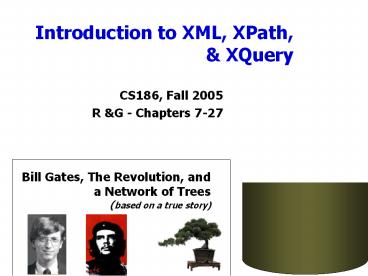 Introduction to XML, XPath, presentation | free to download