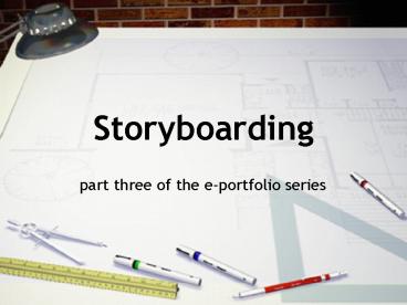 Storyboarding presentation | free to download