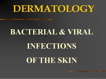 DERMATOLOGY presentation | free to download