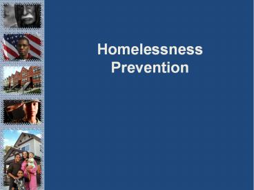 Homelessness Prevention presentation | free to download