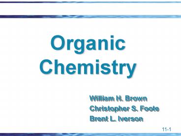 PPT – Organic Chemistry PowerPoint presentation | free to view - id ...