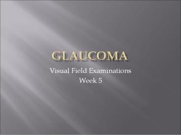 Glaucoma presentation | free to download