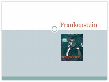 Frankenstein presentation | free to view