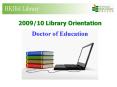 PPT – Library Orientation PowerPoint presentation | free to view - id ...