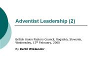 PPT – Seven Day Adventist PowerPoint presentation | free to download ...