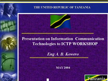 THE UNITED REPUBLIC OF TANZANIA presentation | free to view