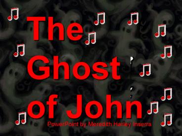 The Ghost presentation | free to download