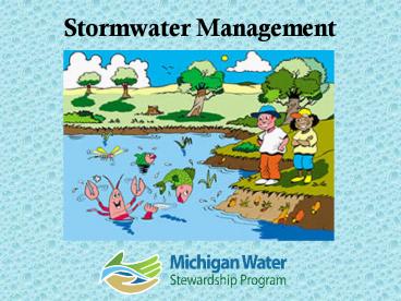 PPT – Stormwater Management PowerPoint presentation | free to view - id ...
