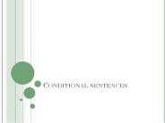 PPT – Conditional Sentences PowerPoint presentation | free to view - id ...