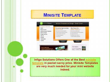 PPT – minisite template PowerPoint presentation | free to download - id ...