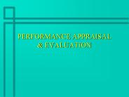 PPT – Performance Appraisal PowerPoint presentation | free to download ...