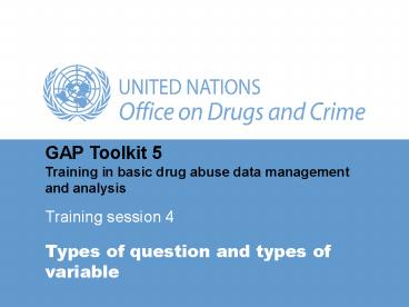 PPT – Types of question and types of variable PowerPoint presentation ...