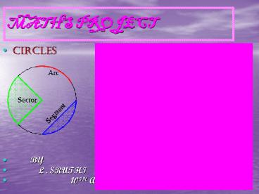 PPT – MATHS PROJECT PowerPoint presentation | free to download - id ...