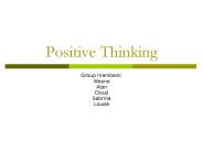 PPT – POSITIVE THINKING PowerPoint presentation | free to view - id ...