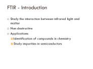 PPT – Fourier Transform Infrared FTIR Spectroscopy PowerPoint ...