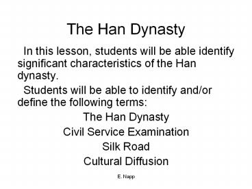 The Han Dynasty presentation | free to download