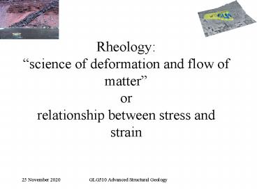 PPT – Rheology: PowerPoint presentation | free to download - id: 411e0a ...