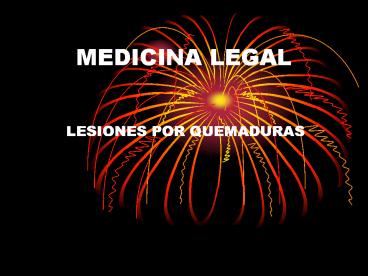 MEDICINA LEGAL presentation | free to download
