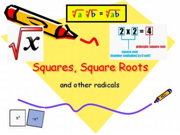 Squares, Square Roots presentation | free to download