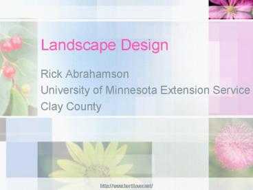 PPT – Landscape Design PowerPoint presentation | free to view - id ...