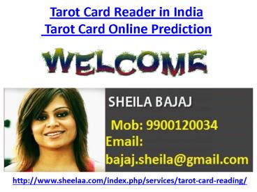 PPT – Tarot Card Reader in India, Tarot Card Online Prediction ...