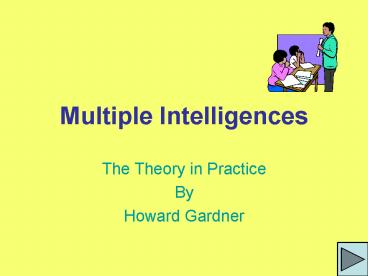PPT – Multiple Intelligences PowerPoint presentation | free to view ...